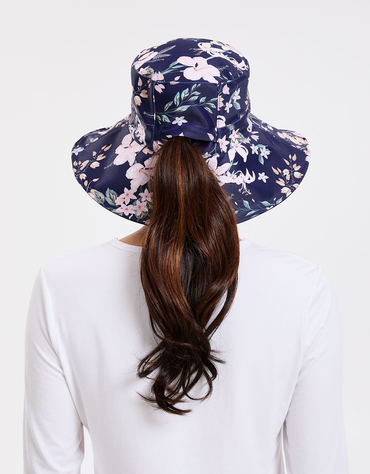 Wide Brim Printed Swim Sun Hat UPF 50+ | Sun Protective Hat For Women ...