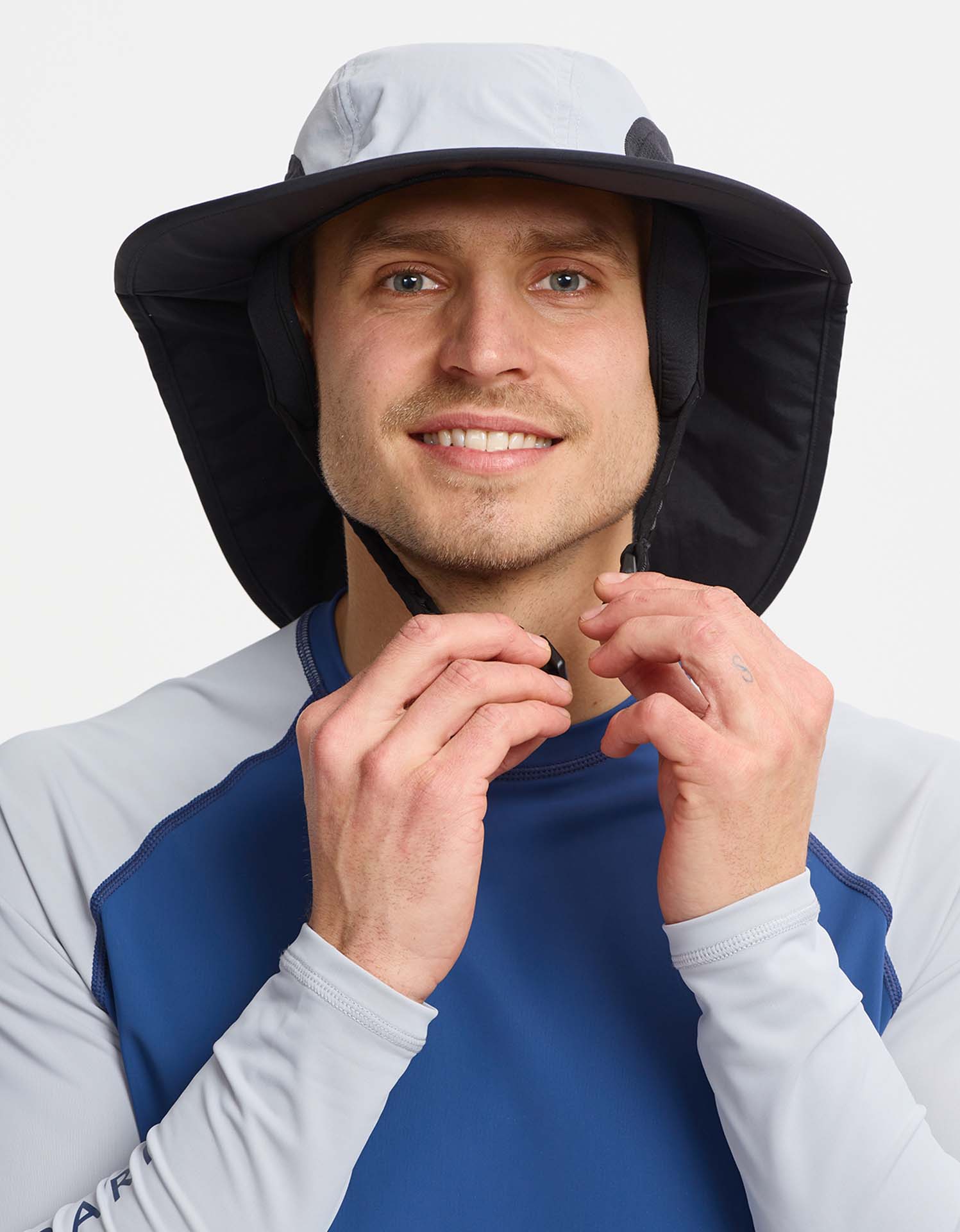 Wide Brim Sun hat for Men | Solbari Australia